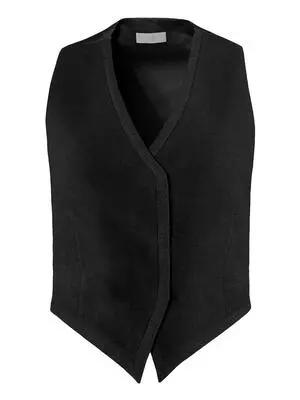 VESTIAIRE D'UN OISEAU LIBRE Merino Wool Vest - Black
