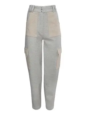 VESTIAIRE D'UN OISEAU LIBRE Relaxed Fit Alpaca Wool Trousers - Gray