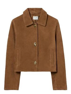CLAUDIE PIERLOT Claudie Pierlot Cropped Suede Jacket