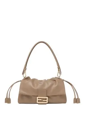 Fendi Baguette Soft Medium Bag - Grey