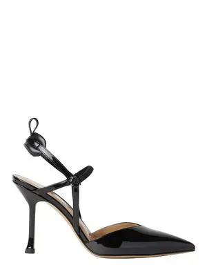 Fendi Colibrì Lite Patent Leather Slingbacks - Black