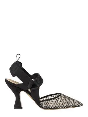 Fendi Colibrì Slingback Shoes - Black