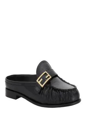 Fendi Baguette Sabots - Black