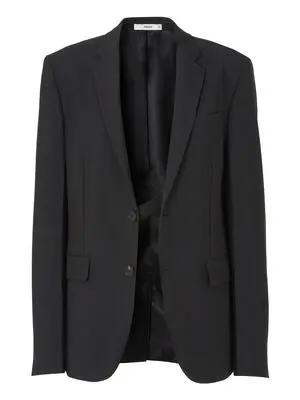 Fendi Single-breasted Kid Mohair Blazer - Black