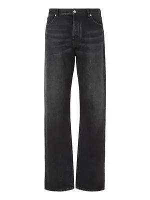Fendi Long Fit Jeans - Black