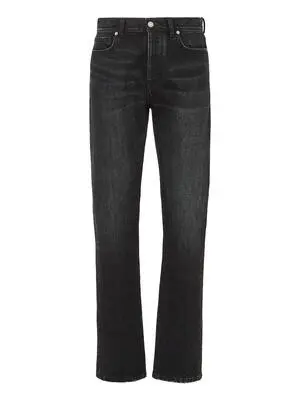 Fendi Long Slim-fit Denim Jeans - Black