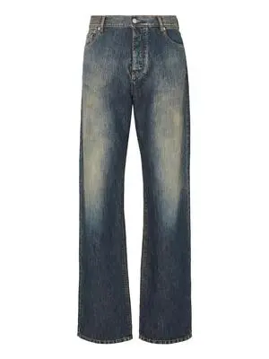Fendi Long Jeans - Blue