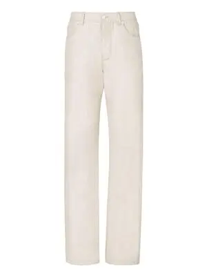 Fendi Selleria Long Jeans - White