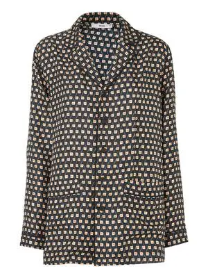 Fendi Silk Georgette Shirt - Multicolour