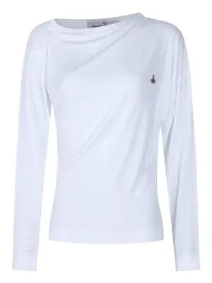 VIVIENNE WESTWOOD VIVIENNE WESTWOOD Long Sleeve Hebe Top White