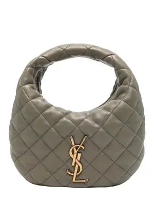 Saint Laurent Icarino Quilted Nappa Bag - Green