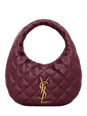 Saint Laurent Icarino Quilted Nappa Bag - Red
