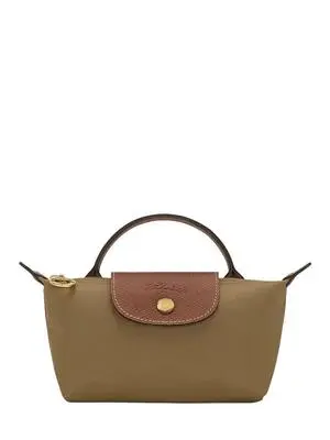 Longchamp LONGCHAMP Le Pliage Original Clutch With Handle Green