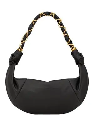 Saint Laurent Small Leather Amalia Shoulder Bag - Black
