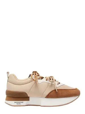 Max Mara Double Lace Sneakers - Ivory