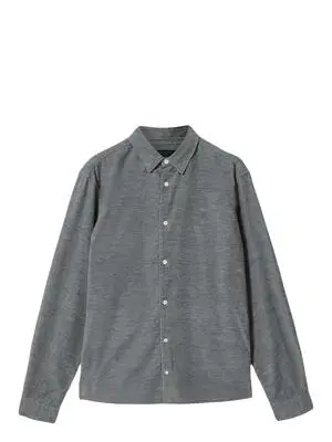 ALLSAINTS Organic Cotton Lorella Shirt - Grey