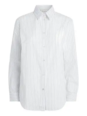 Max Mara Cotton Stripe Shirt - White