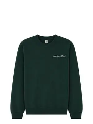 SPORTY & RICH Sporty & Rich Crewneck Sweatshirt With Logo Detail