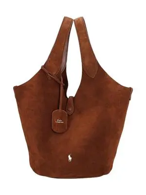 Polo Ralph Lauren Play" Suede Bag - Brown