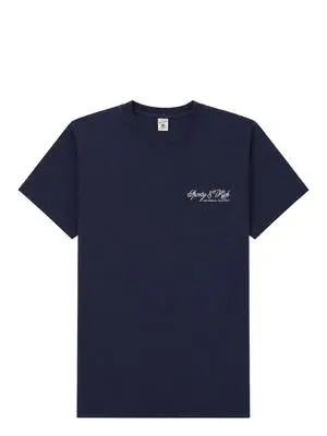 SPORTY & RICH T-shirt "international - Blue