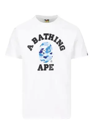 A BATHING APE Graphic Logo T-shirt - White