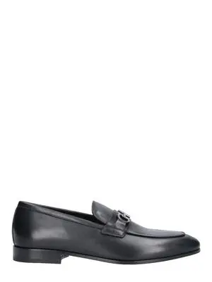 FERRAGAMO Salvatore Ferragamo Leather Horsebit Loafers Black