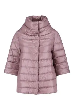 Herno Down Puffer Jacket In Lightweight Polyamide - Violet