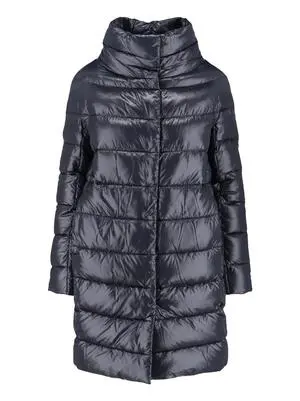 Herno Lightweight Down Puffer Jacket With Polyamide Shell - Black