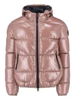 Herno Down-filled Quilted Jacket With Polyurethane-coated Shell - Brown