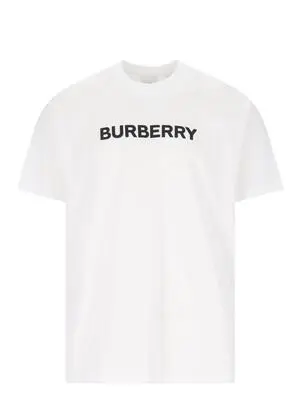 Burberry Logo Graphic T-shirt - White