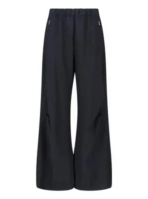 Herno Wool-blend Tailored Trousers - Black