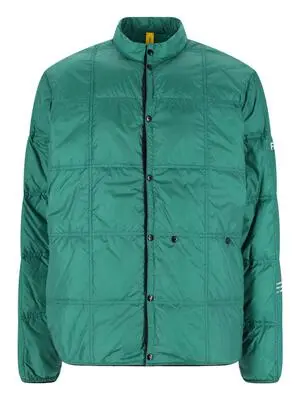 Moncler Quilted Snap Front Jacket - Green