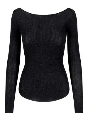 Isabel Marant Étoile Cashmere-silk V-neck Sweater - Black