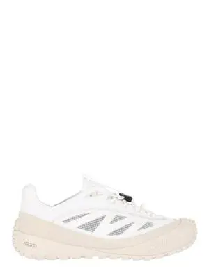 Moncler 100% Polyester Lace-up Sneakers - White