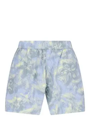 Maison Kitsuné Sea-inspired Polyester Shorts - Blue