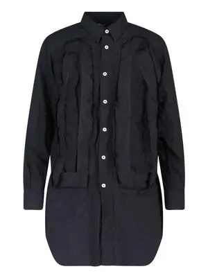 Comme Des Garçons Polyester Shirt - Black