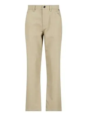 Burberry Cotton Trousers - Beige