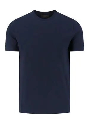 ZANONE 100% Cotton Polo Shirt - Blue