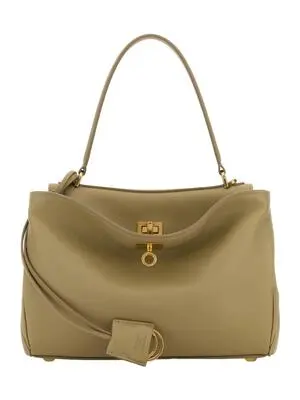 Balenciaga Calf Leather Mini Bag - Kaki