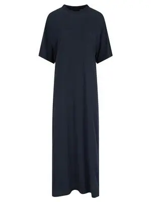 Balenciaga Oversized Short Sleeve Maxi Dress - Black