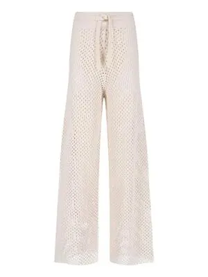 GOLDEN GOOSE GOLDEN GOOSE Open-Knit Wide-Leg Pants