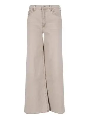 MOTHER Stretch Cotton Skinny Jeans - Brown