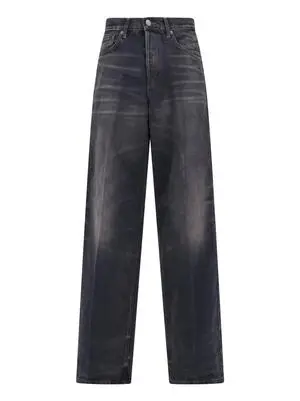 HAIKURE Haikure High-Rise Wide-Leg Jeans Black