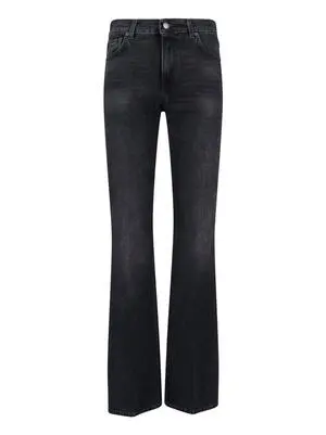 HAIKURE 100% Cotton Denim Jeans - Black