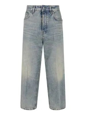 HAIKURE 100% Cotton Flare Jeans - Blue