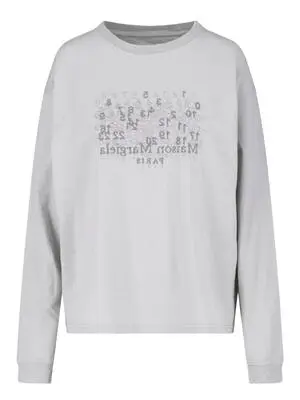 MAISON MARGIELA 100% Cotton T-shirt For - Grey