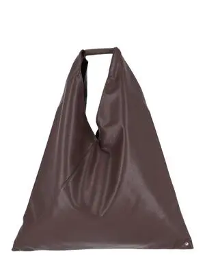 MAISON MARGIELA MM6 MAISON MARGIELA Contrast Leather Mini Bag With Copper Hardware Brown