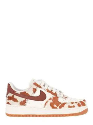 Nike 100% Leather Lace-up Sneakers - Brown
