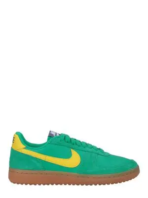 Nike 100% Leather Lace-up Sneakers - Green