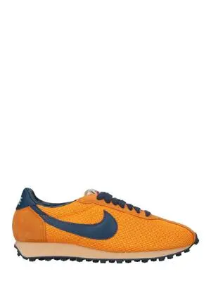 Nike 100% Leather Lace-up Sneakers - Orange